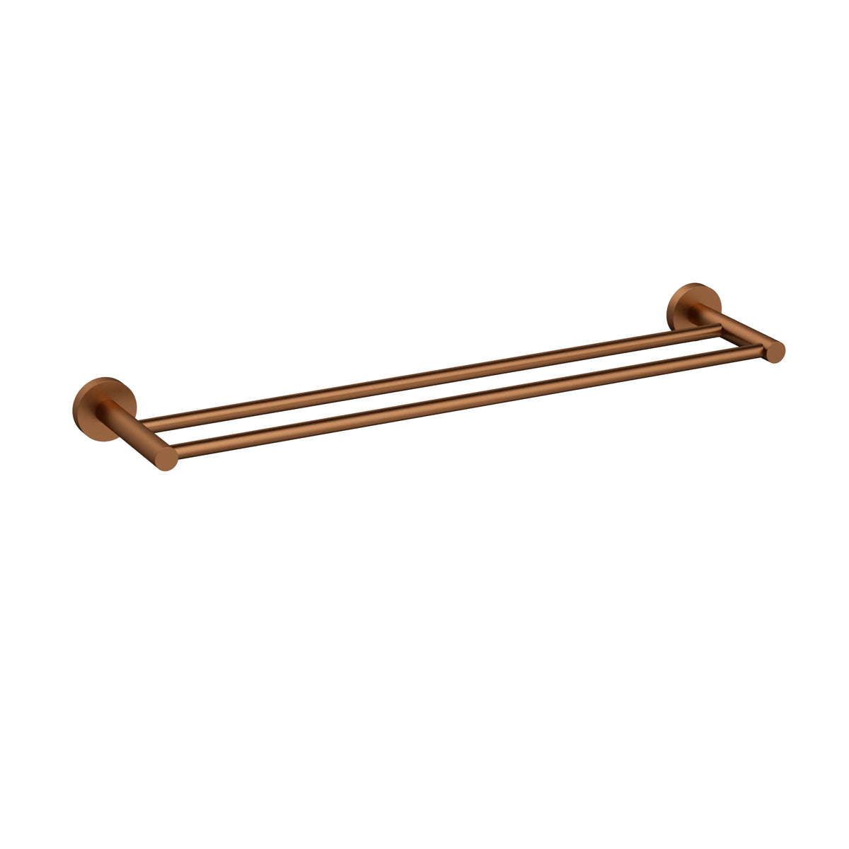 Otus Slimline SS304 Double Towel Rail - Brushed Copper – Wellsons