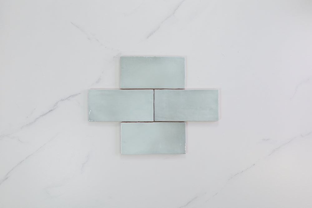 Palm Springs Mint Gloss Subway Tile – Wellsons