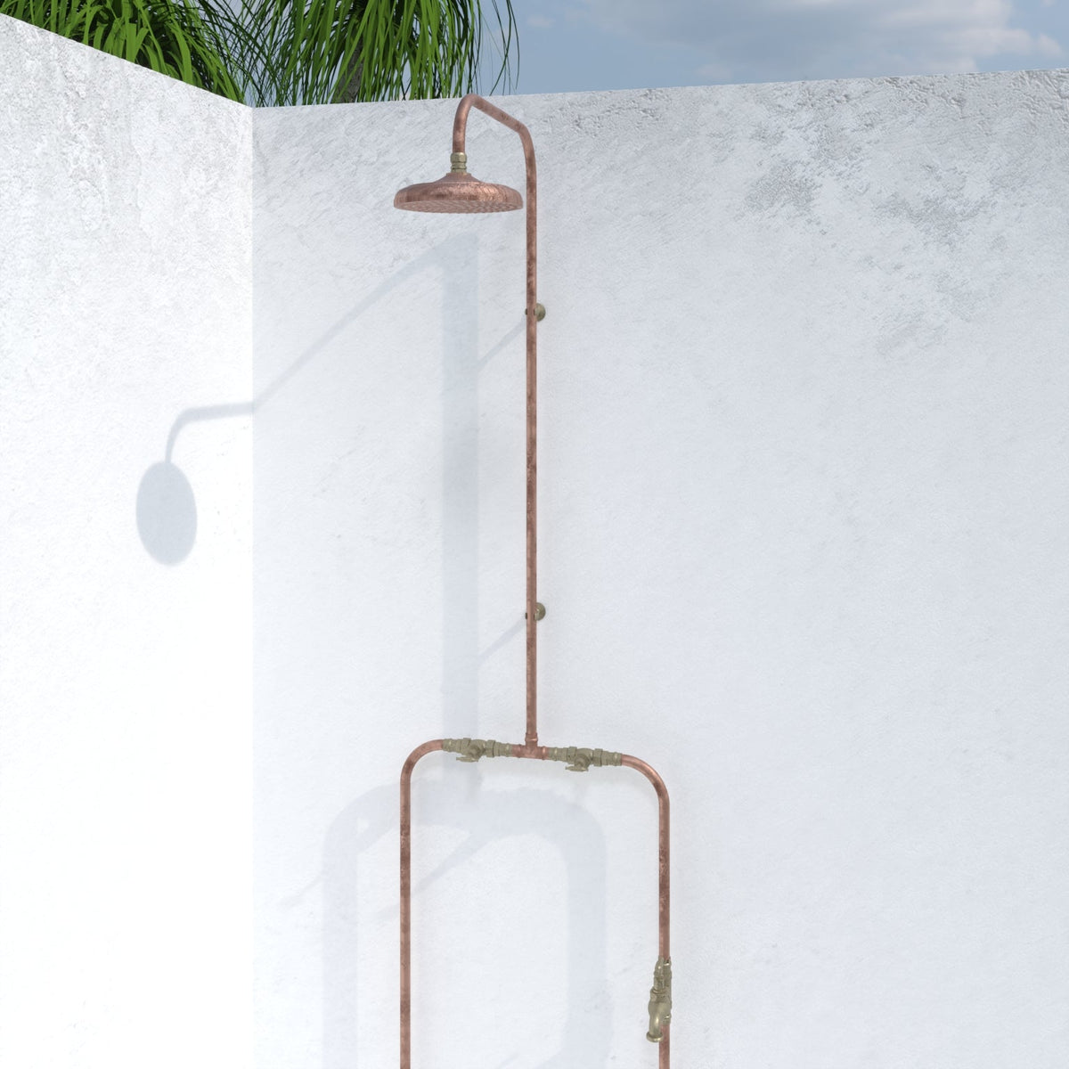 Copper Outdoor Showers | Outdoor Shower Kits – Wellsons