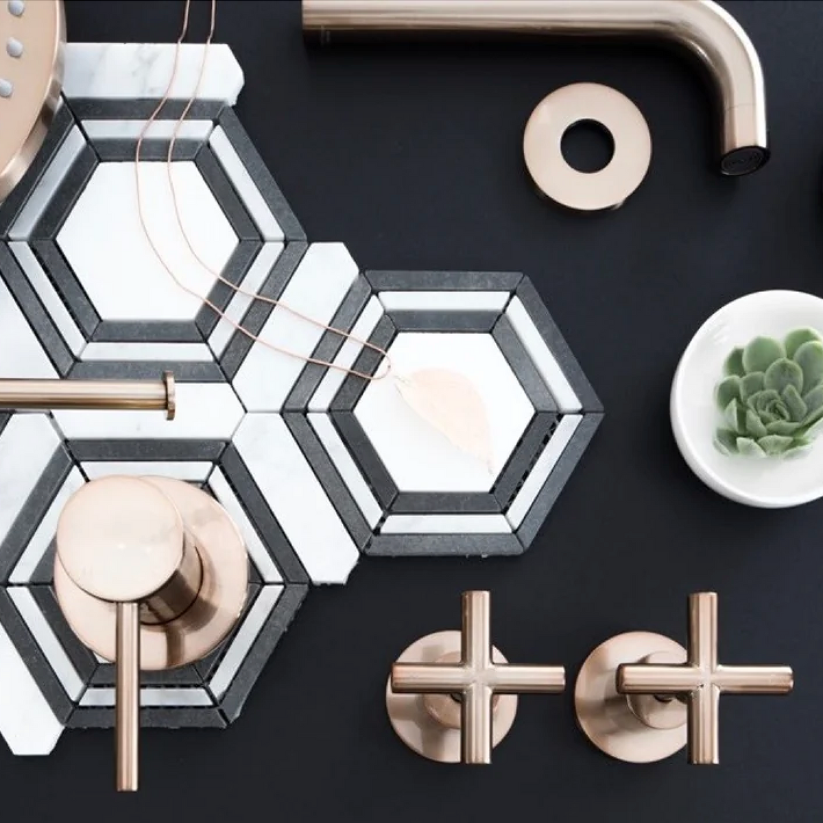 Brushed Rose Gold Tapware | Wellsons