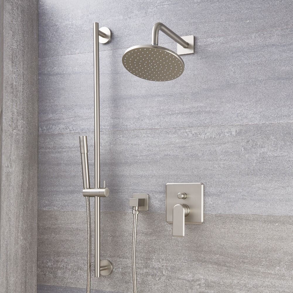 Brushed Nickel Shower Head Online | Wellsons