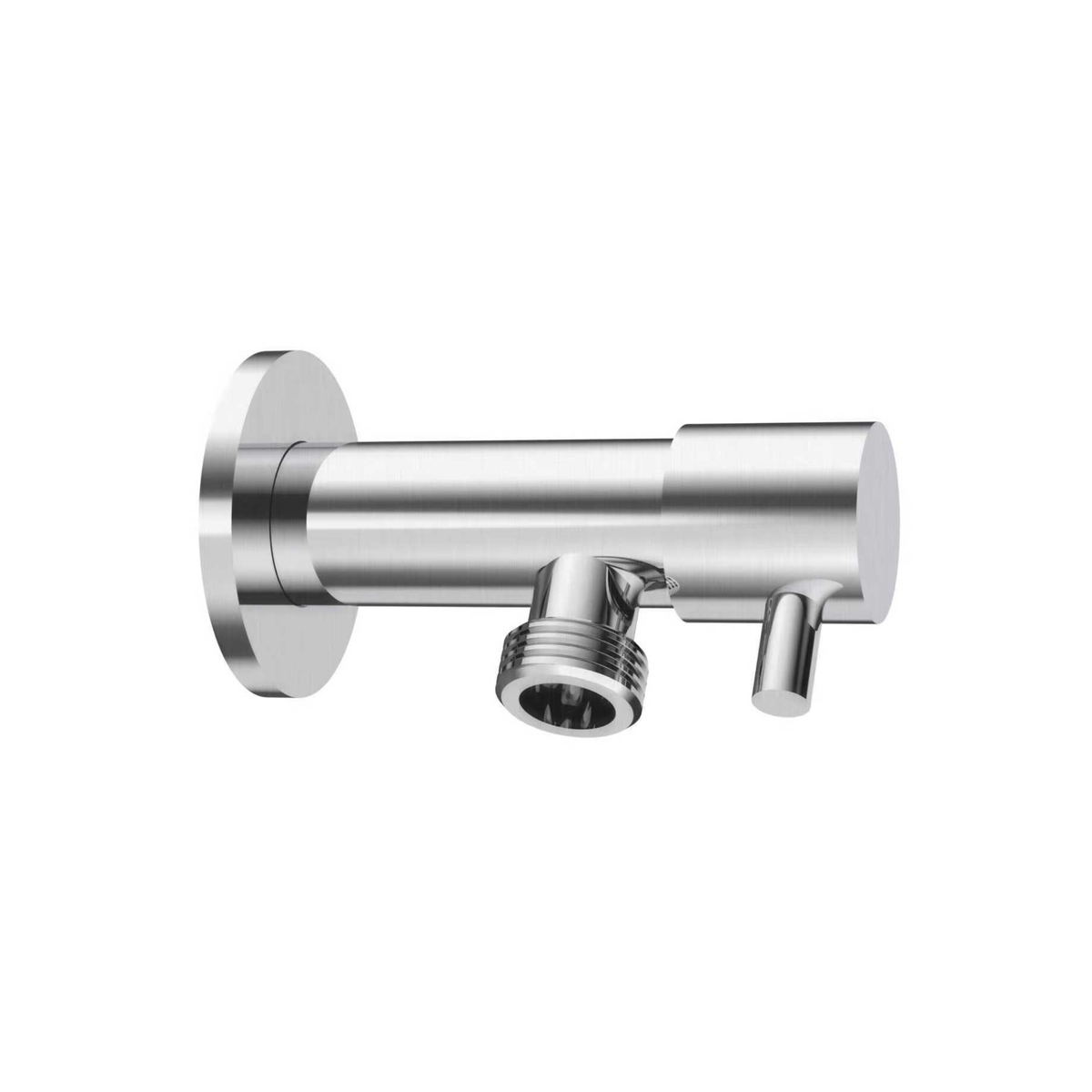 Premium Mini Cistern Stop Angle Valve - Brushed Stainless – Wellsons