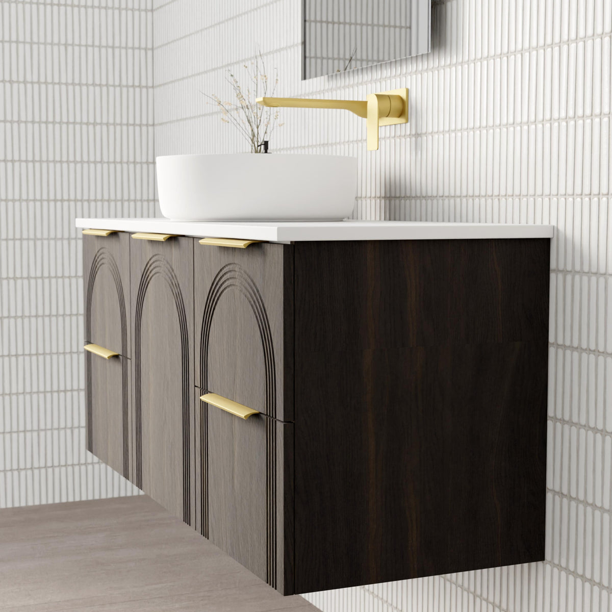 Marquis Arco Wall Hung Vanity – Wellsons