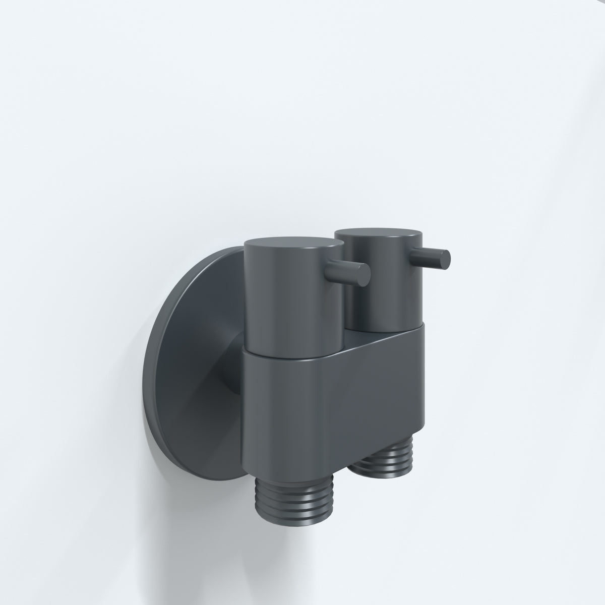 Premium Bidet Dual Mini Cistern Tap - Gunmetal – Wellsons