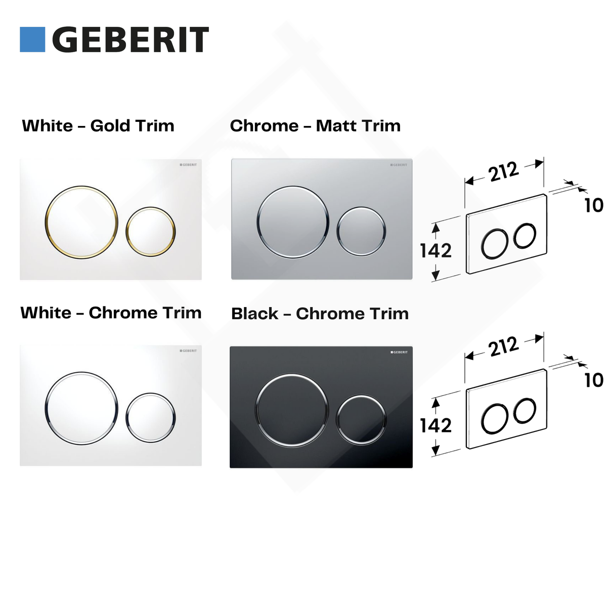 Geberit Kappa-F Framed Inwall Cistern – Wellsons