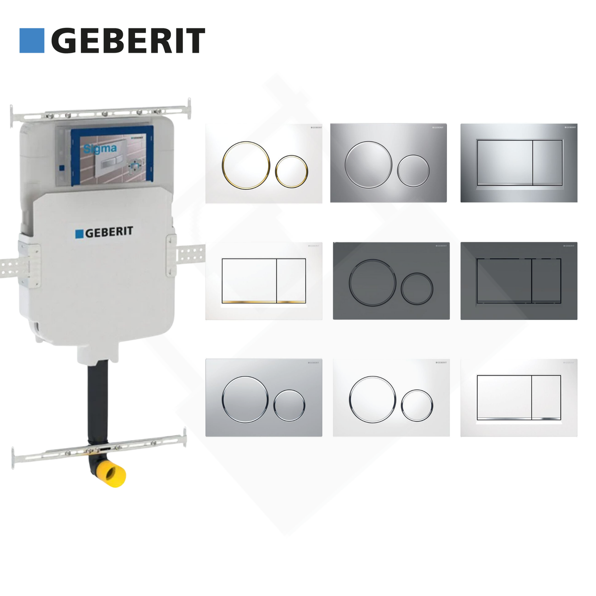 Geberit Sigma8 Frameless Inwall Concealed Cistern – Wellsons