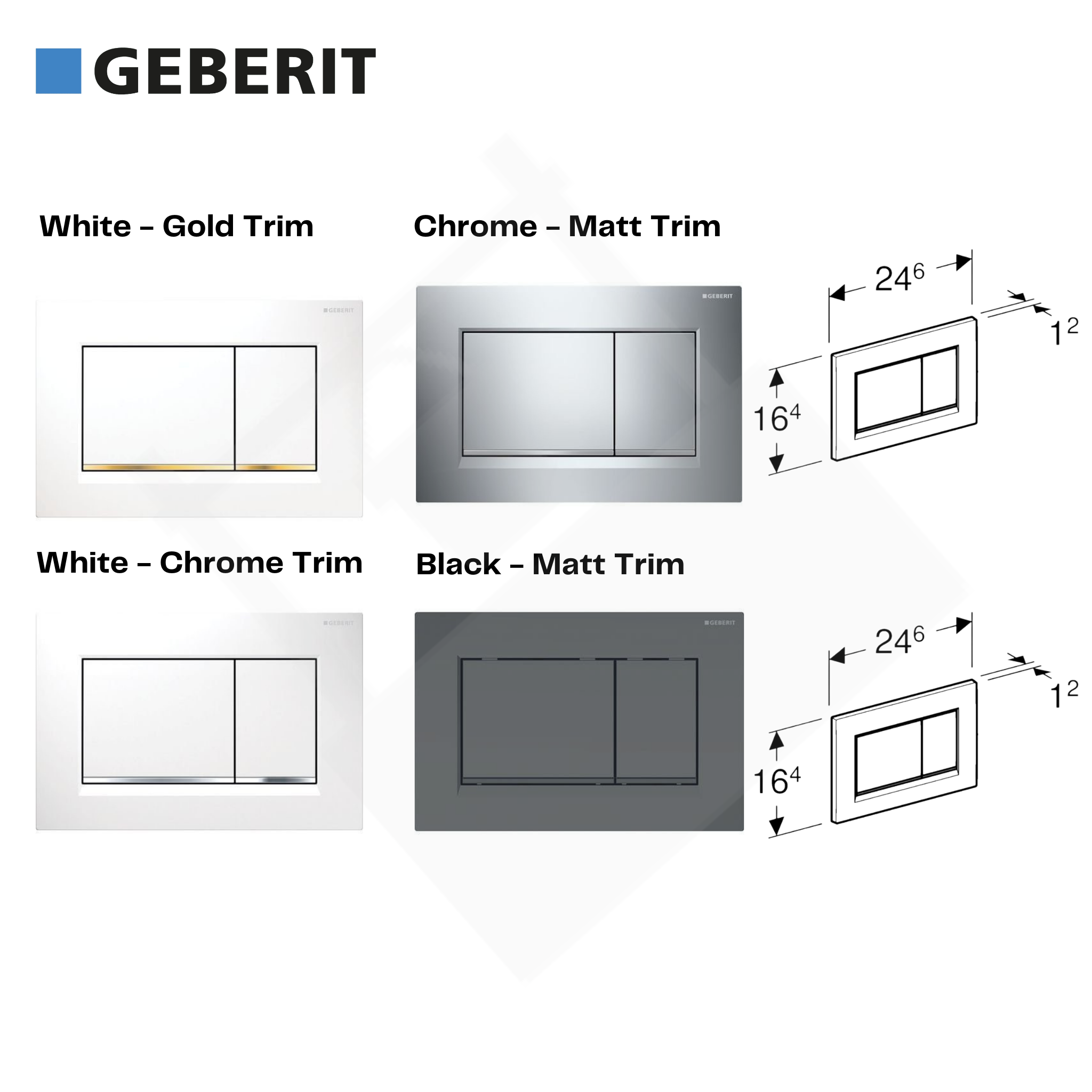 Geberit Sigma8 Frameless Inwall Concealed Cistern – Wellsons