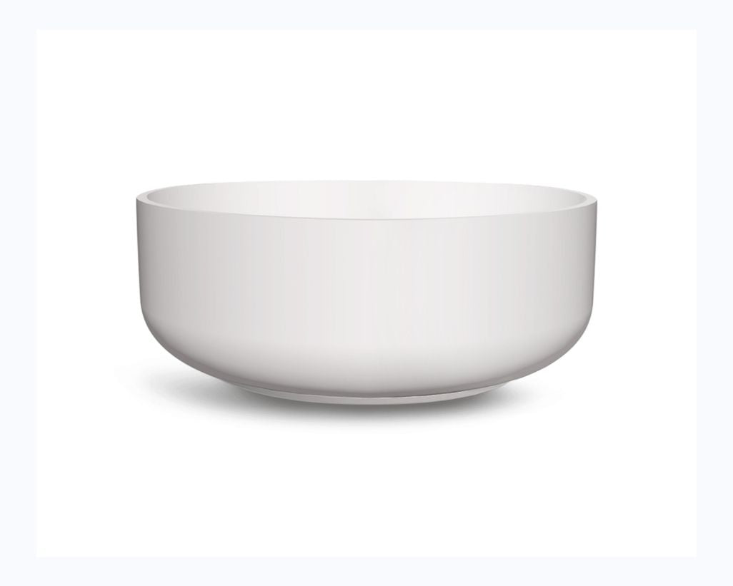 Kaskade Kolo Stone Basin - Matte White – Wellsons