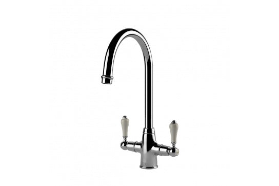 Turner Hastings Ludlow Double Mixer Tap – Chrome – Wellsons