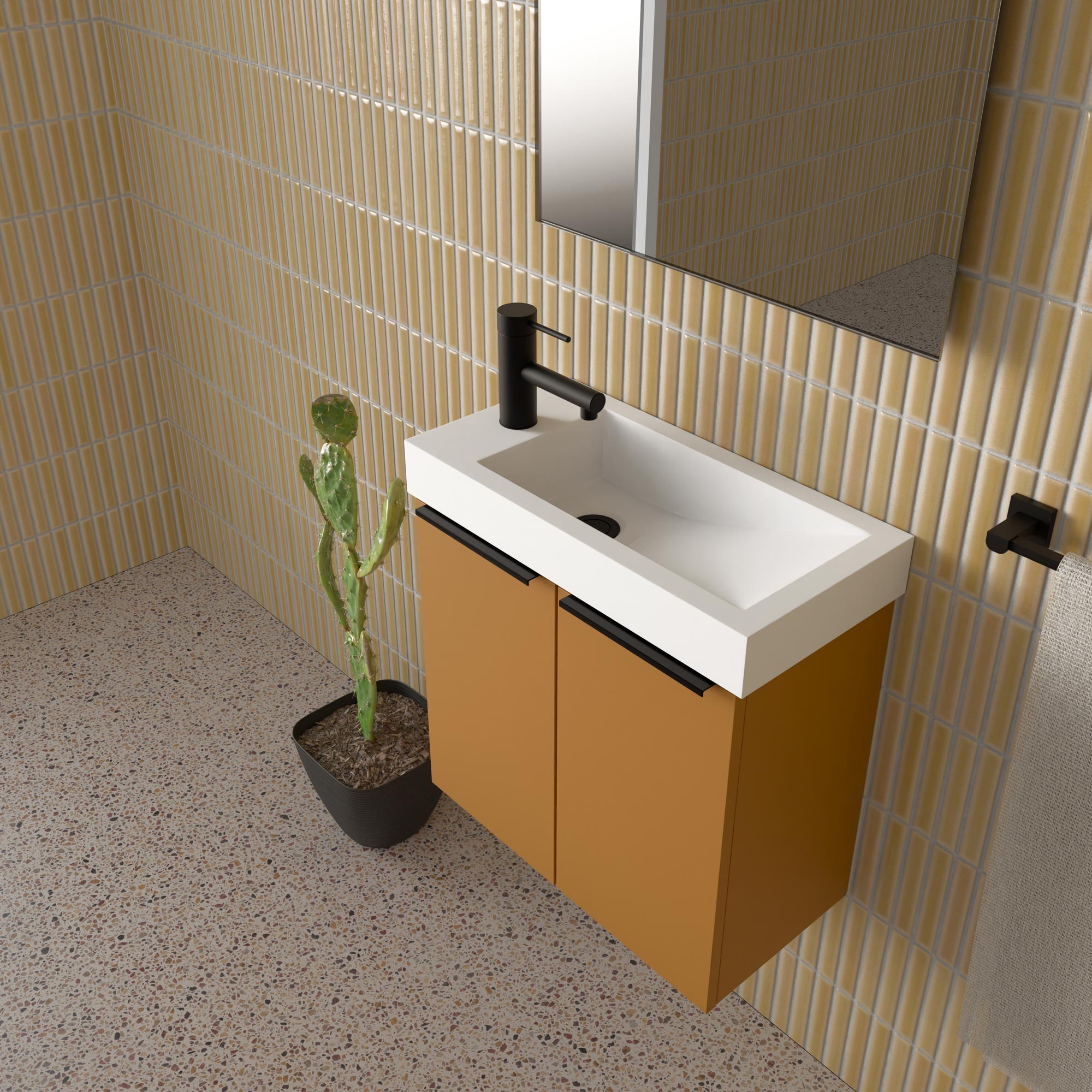 Marquis Emerald Compact Vanity – Wellsons