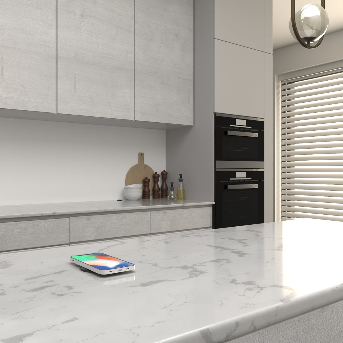 Pop Up Bench Power Point - Black Silver – Wellsons