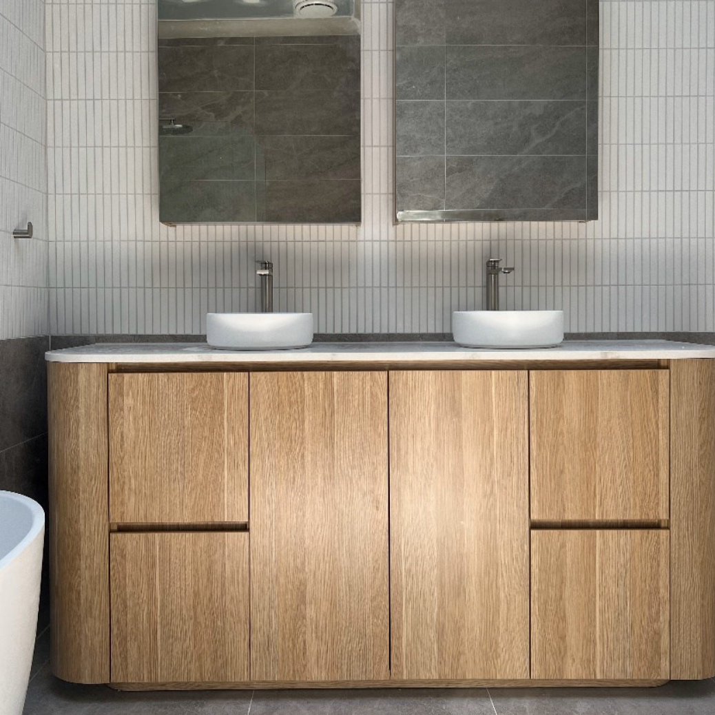 Rifco Contour Supreme Vanity with Caesarstone and Basin – Wellsons