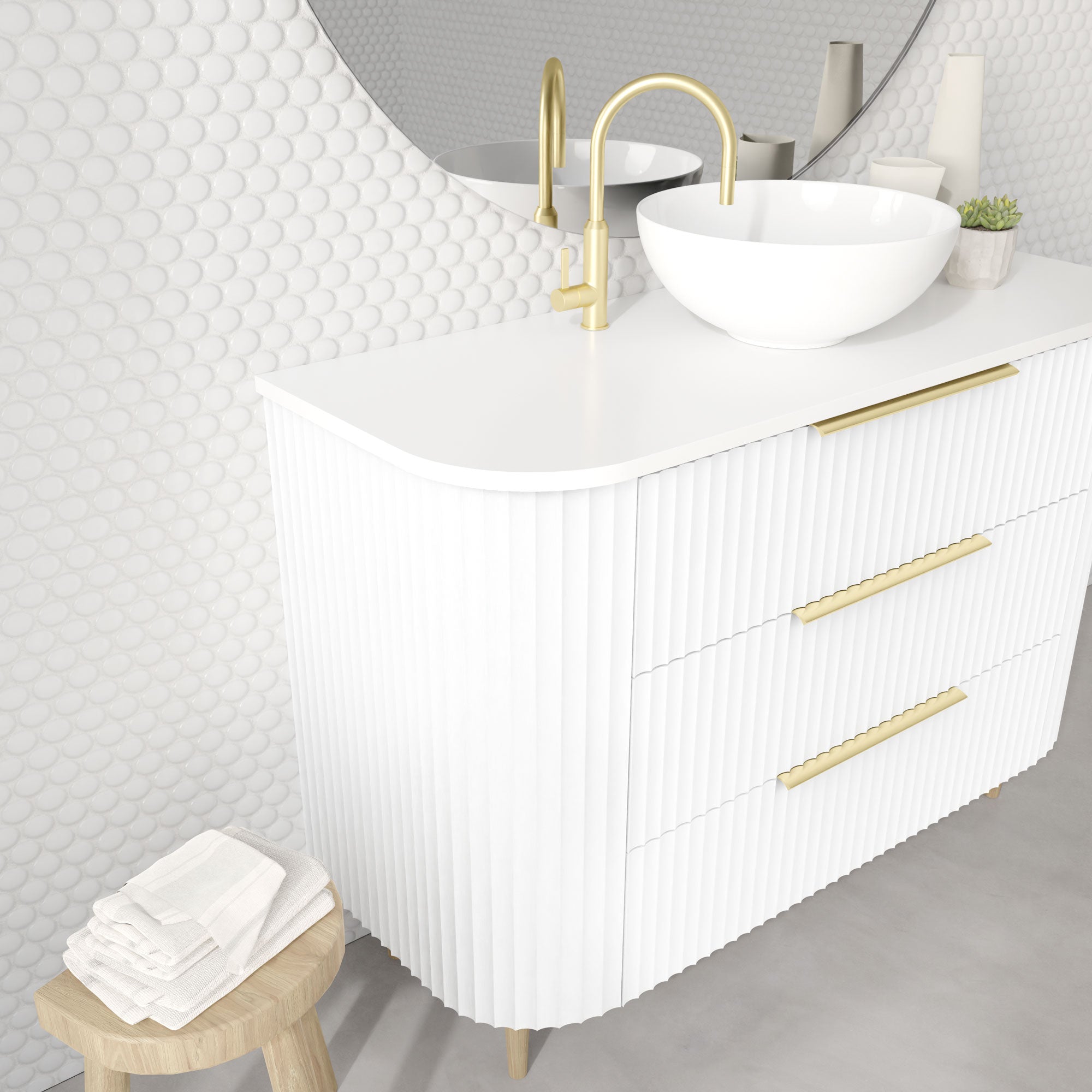 Marquis Shore Floor Standing Vanity with Legs – Wellsons