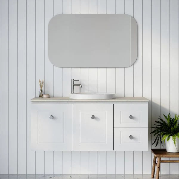 Timberline Nevada Classic Wall Hung Vanity with Silksurface Top and Ba ...