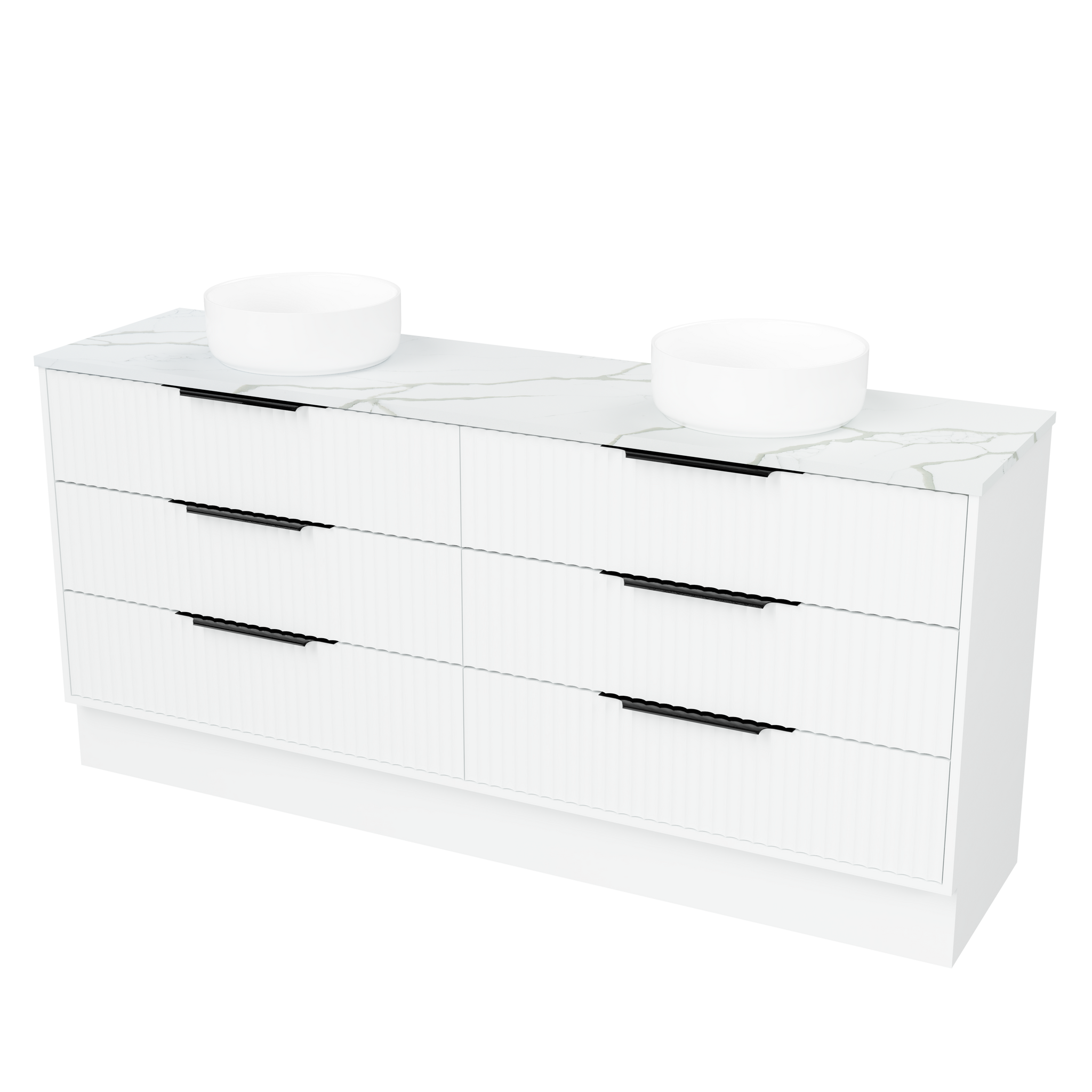 Timberline Emmett Apollo Floor Standing Vanity With Above Counter Basi ...