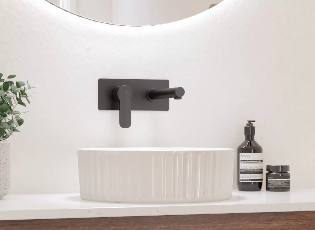 Timberline Allure Fluted Above Counter Basin - Matte White – Wellsons