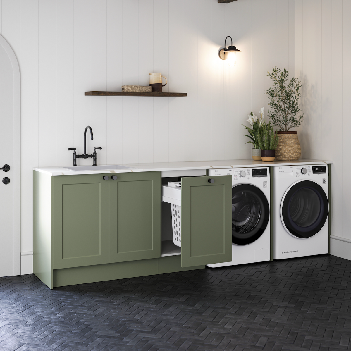 Timberline Custom Laundry Cabinet Package 2698mm – Wellsons