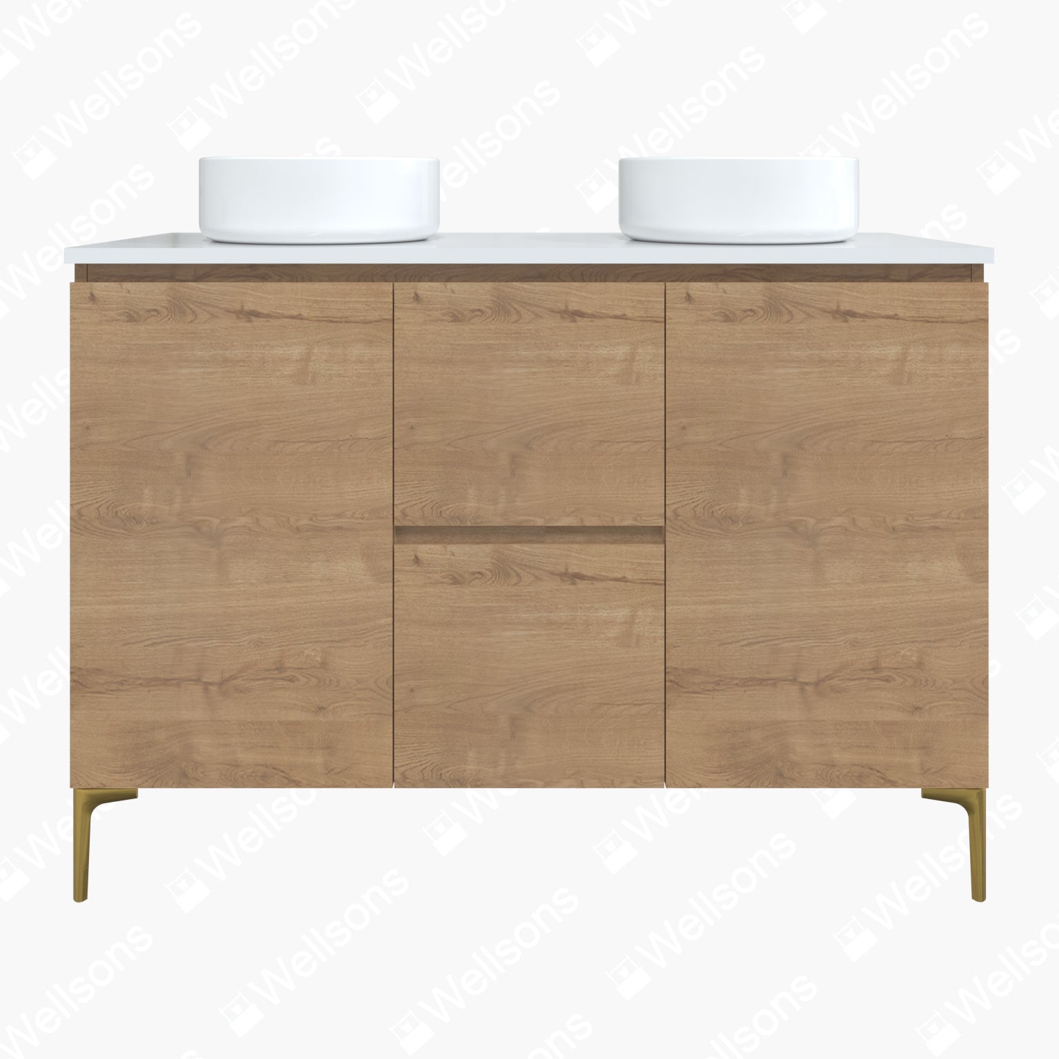 Timberline Nevada Floor Standing Vanity with Above Counter Basin on Le ...