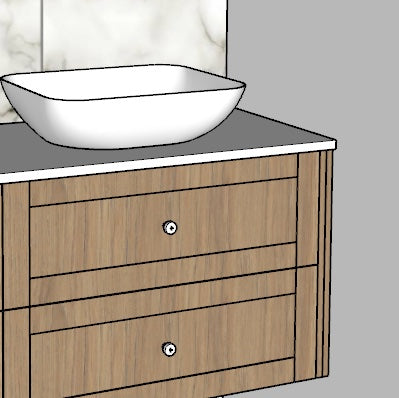 Timberline Vanity Filler Panel – Wellsons