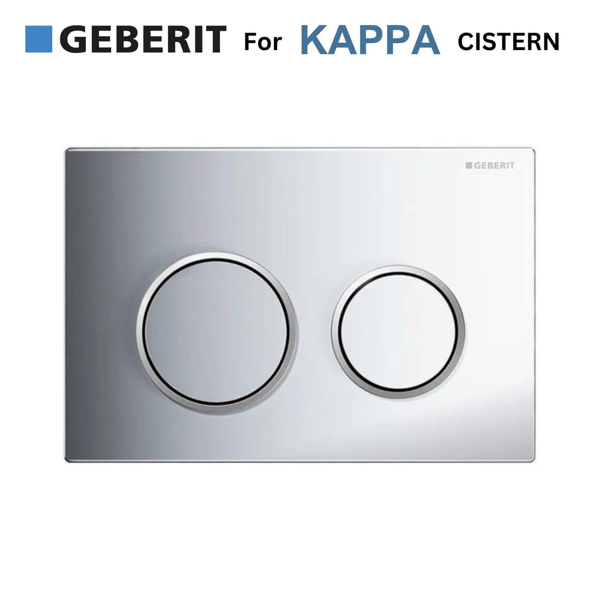 Geberit Kappa21KH Round Button Flush Plate Chrome Matt Trim – Wellsons