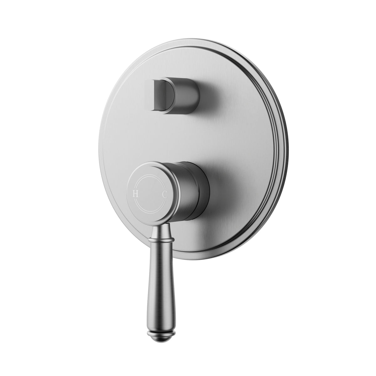 Ikon Clasico Wall Diverter Mixer Trim Kits - Brushed Nickel – Wellsons
