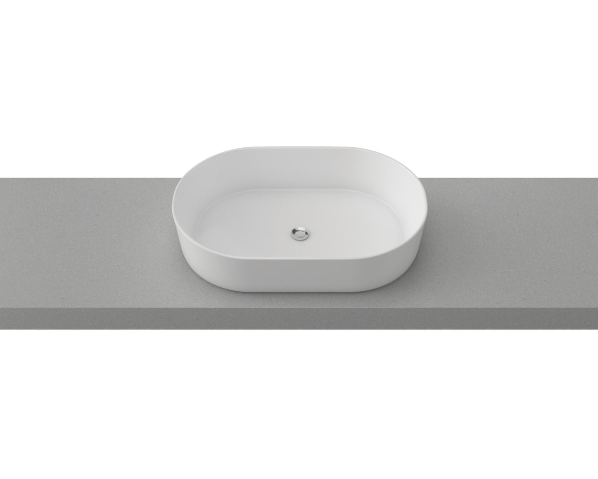 Timberline Myrtle Above Counter Basin - Gloss White – Wellsons