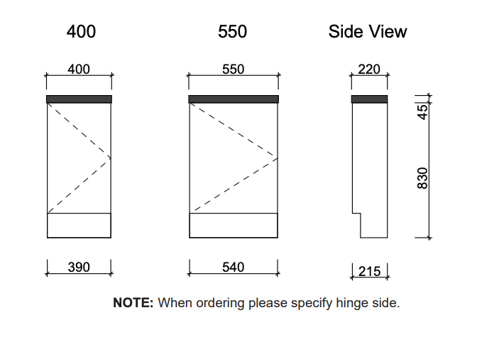 Timberline Ollie Floor Standing Compact Small Vanity – Wellsons