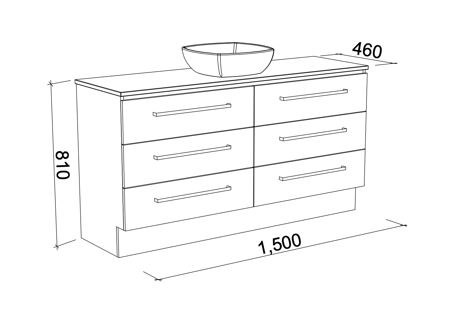 Timberline Ashton Floor Standing Vanity with Above Counter Basin – Wellsons