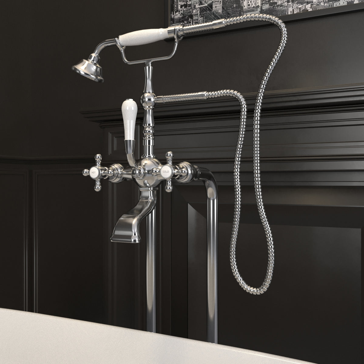 Traditional Freestanding Bath and Tapware Bathroom Package – Wellsons