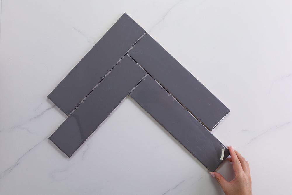 Metro Charcoal Gloss Subway Tile – Wellsons