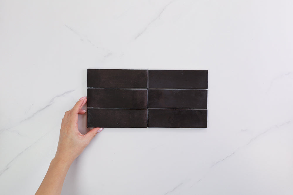 Soho Black Gloss Subway Tile – Wellsons