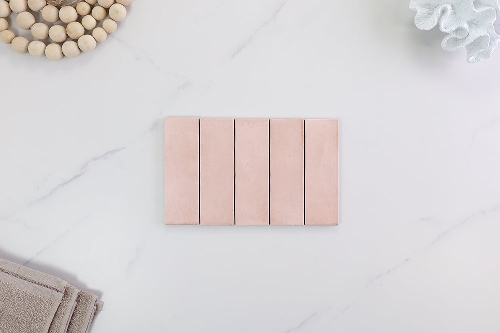 Soho Pink Matt Subway Tile – Wellsons