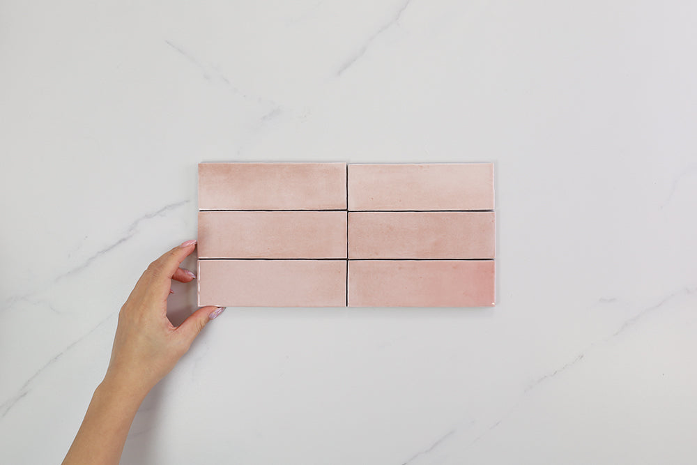 Soho Pink Gloss Subway Tile – Wellsons