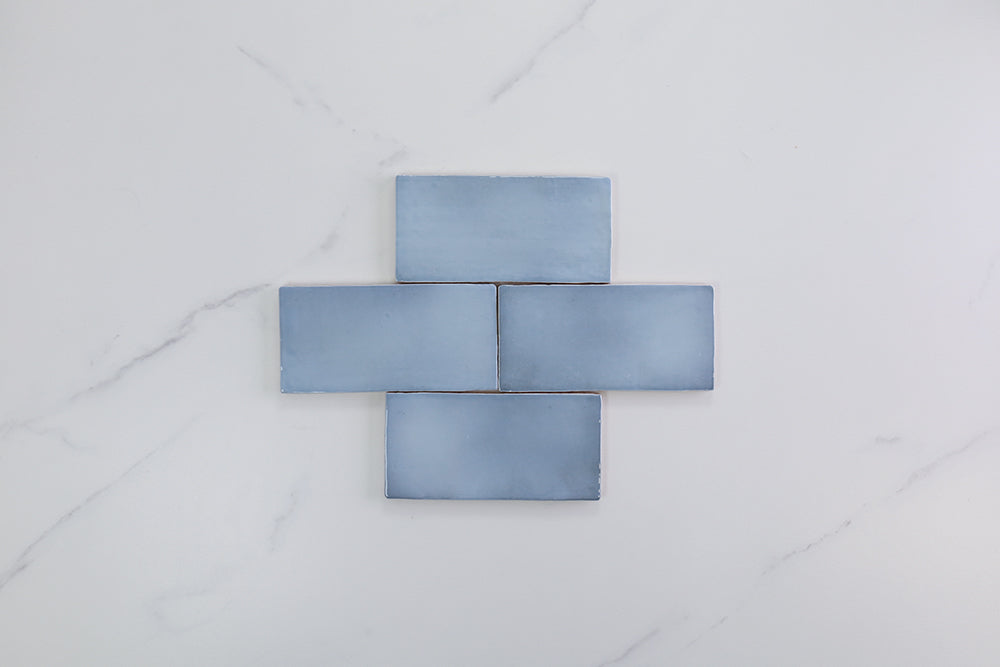 Palm Springs Blue Gloss Subway Tile – Wellsons