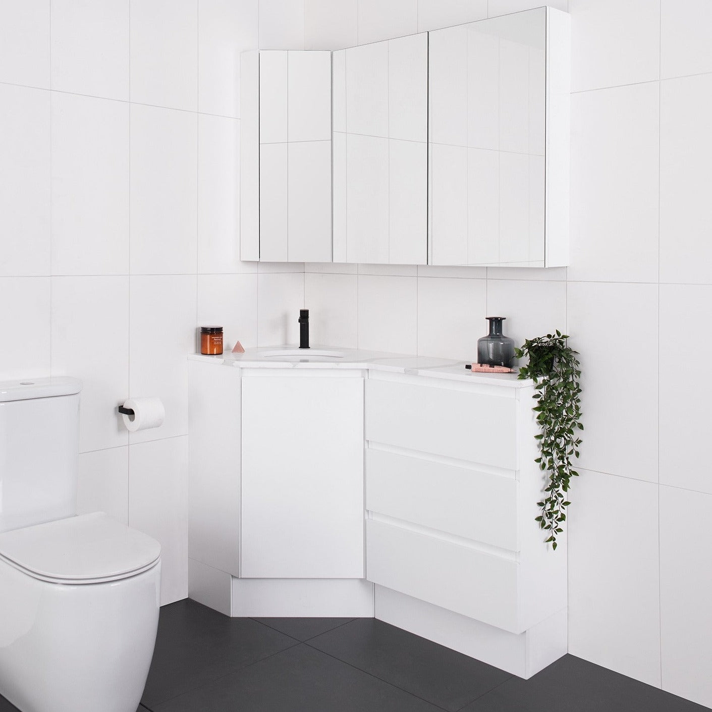 ADP Glacier Corner Vanity - Lite – Wellsons