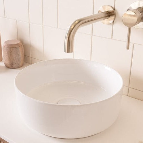 ADP Maggie Above Counter Basin - Gloss White – Wellsons