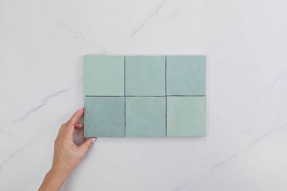 Milan Cielo Gloss Small Square Tile – Wellsons