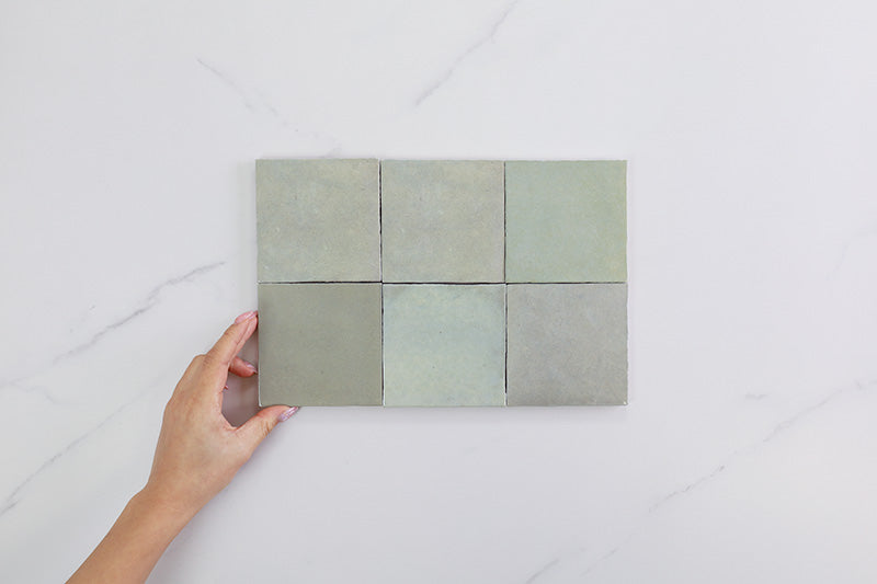 Milan Turchese Semi Gloss Small Square Tile – Wellsons